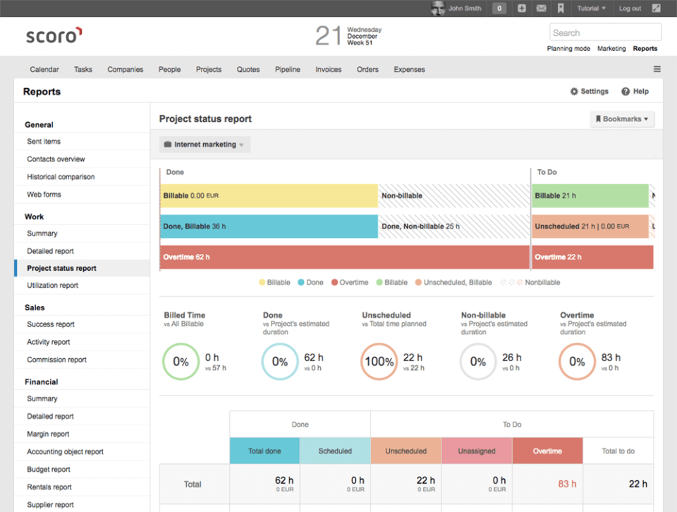 Scoro: Reviews, Prices & Features | Appvizer