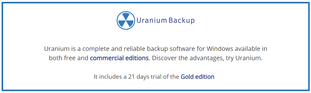 Uranium Backup: Reviews, Prices & Features | Appvizer