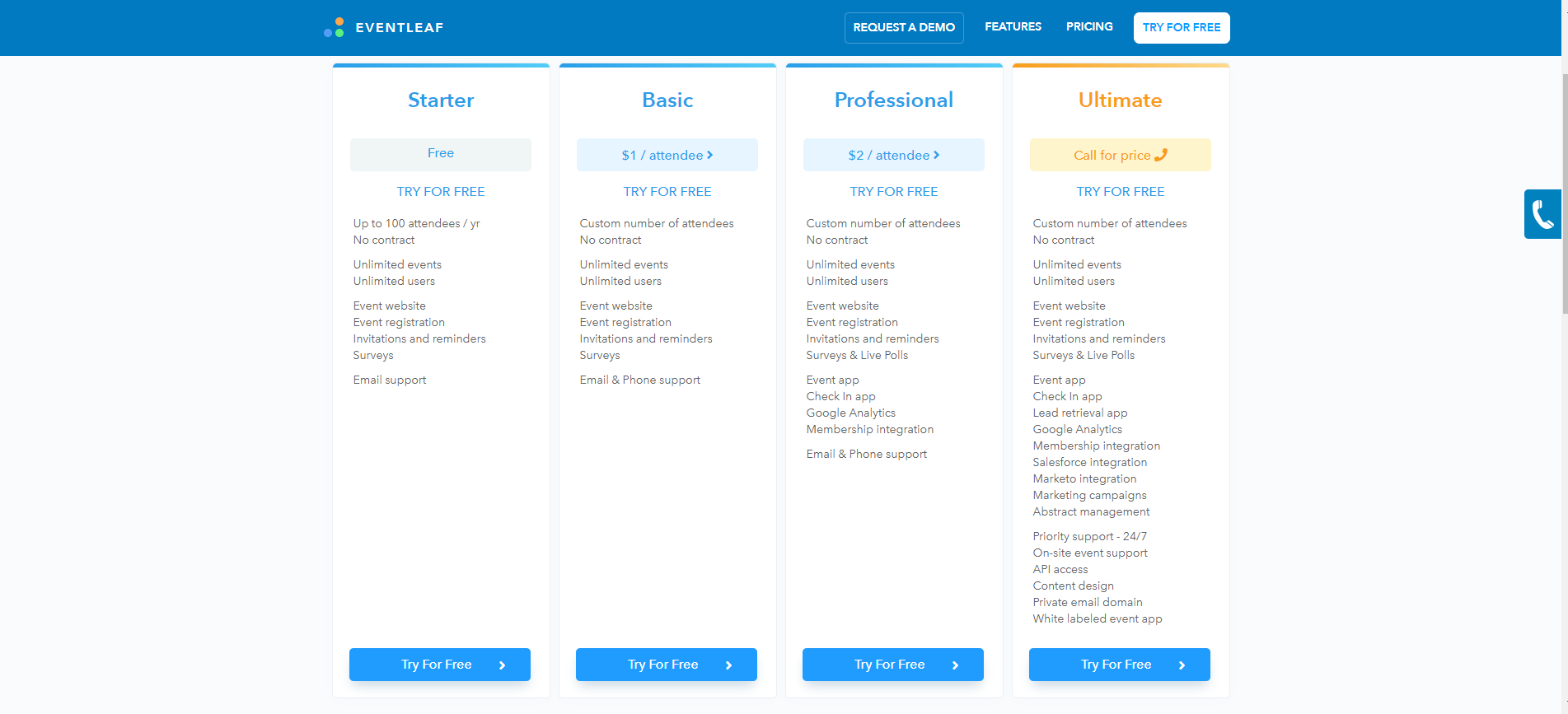 Eventleaf: Reviews, Prices & Features | Appvizer
