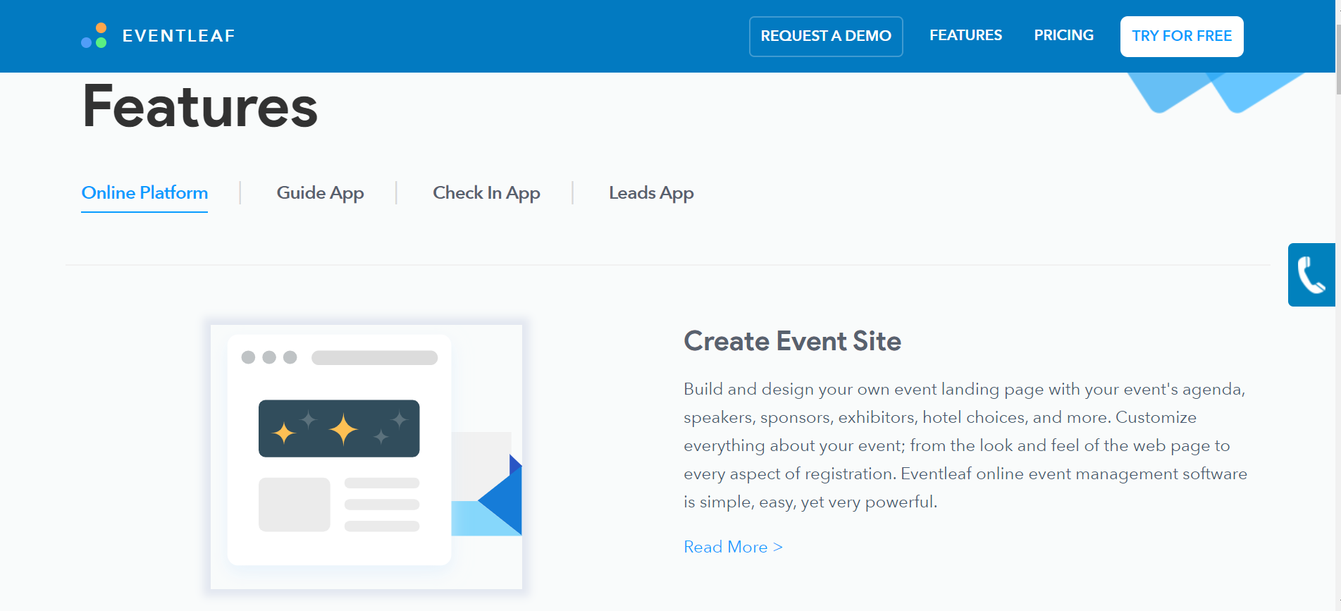 Eventleaf: Reviews, Prices & Features | Appvizer